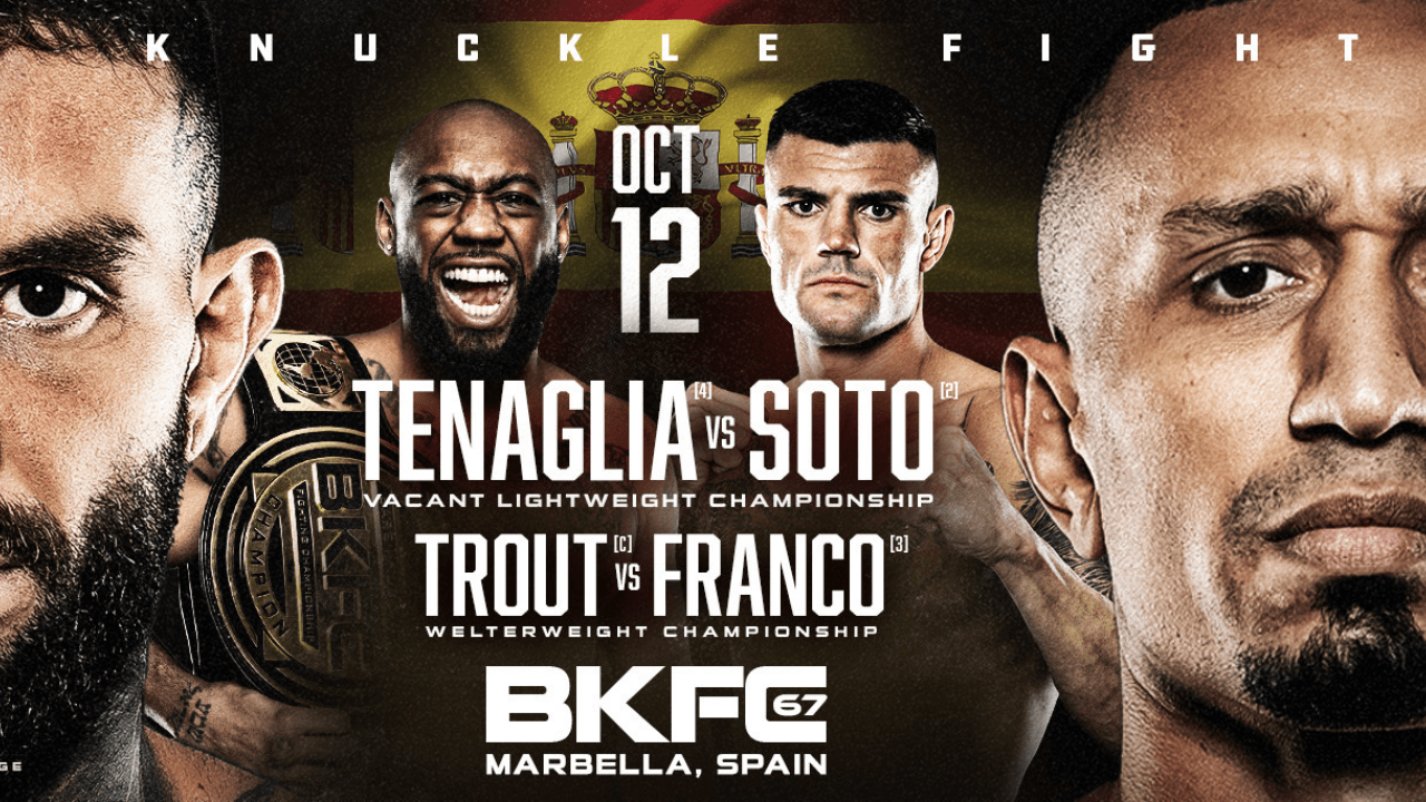 BKFC 67: Tenaglia vs. Soto & Trout vs. Franco – Informações e Card Completo